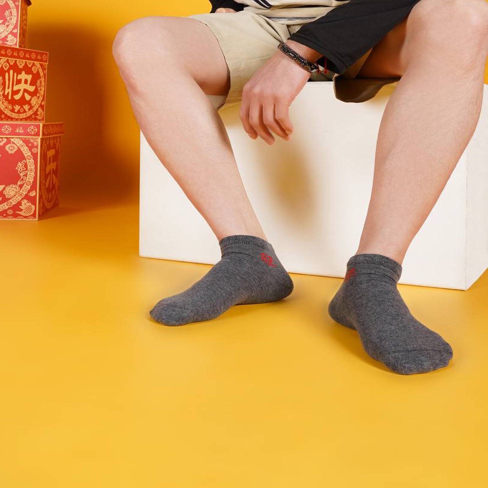 CNY Ankle 旺 wàng Socks ( Ladies/Men ) – Kawata House of Socks