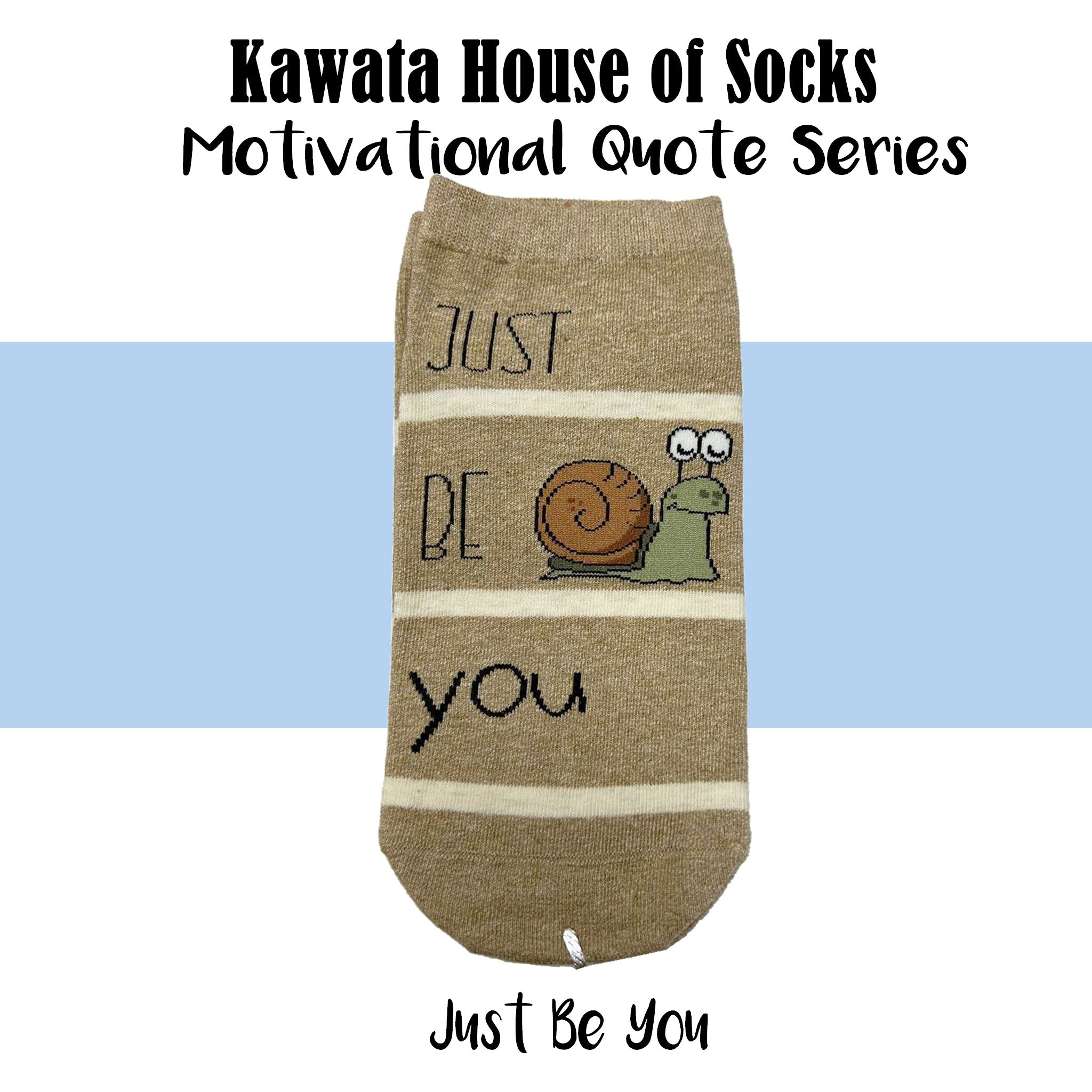 Motivational Quote Series " Just Be You " Casual Ankle Socks – Kawata ...