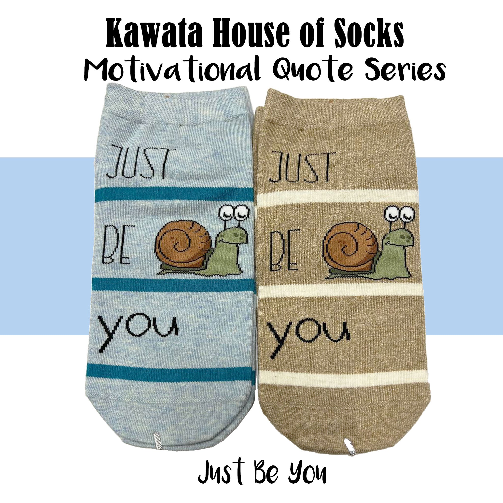 Motivational Quote Series " Just Be You " Casual Ankle Socks – Kawata ...