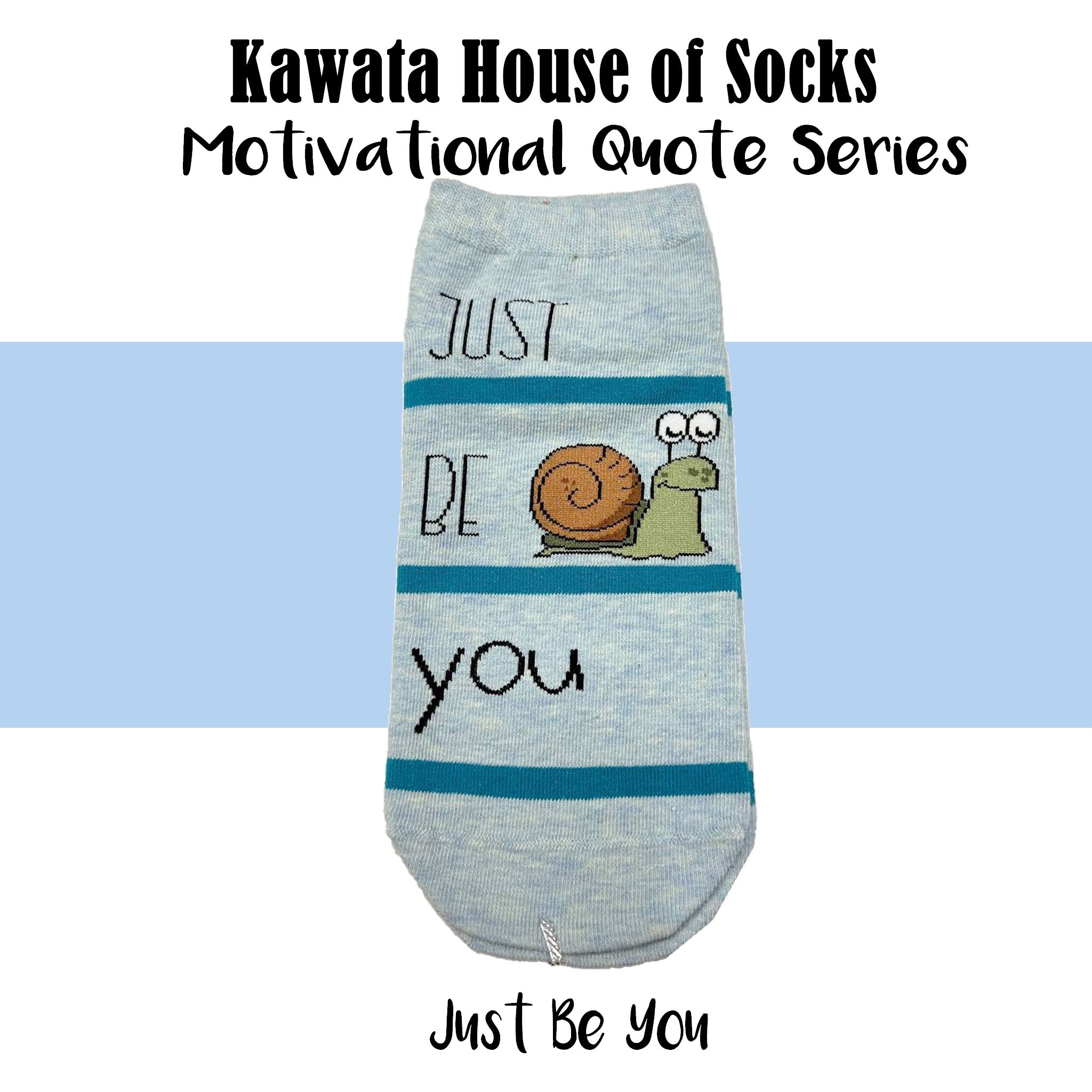 Motivational Quote Series " Just Be You " Casual Ankle Socks – Kawata ...