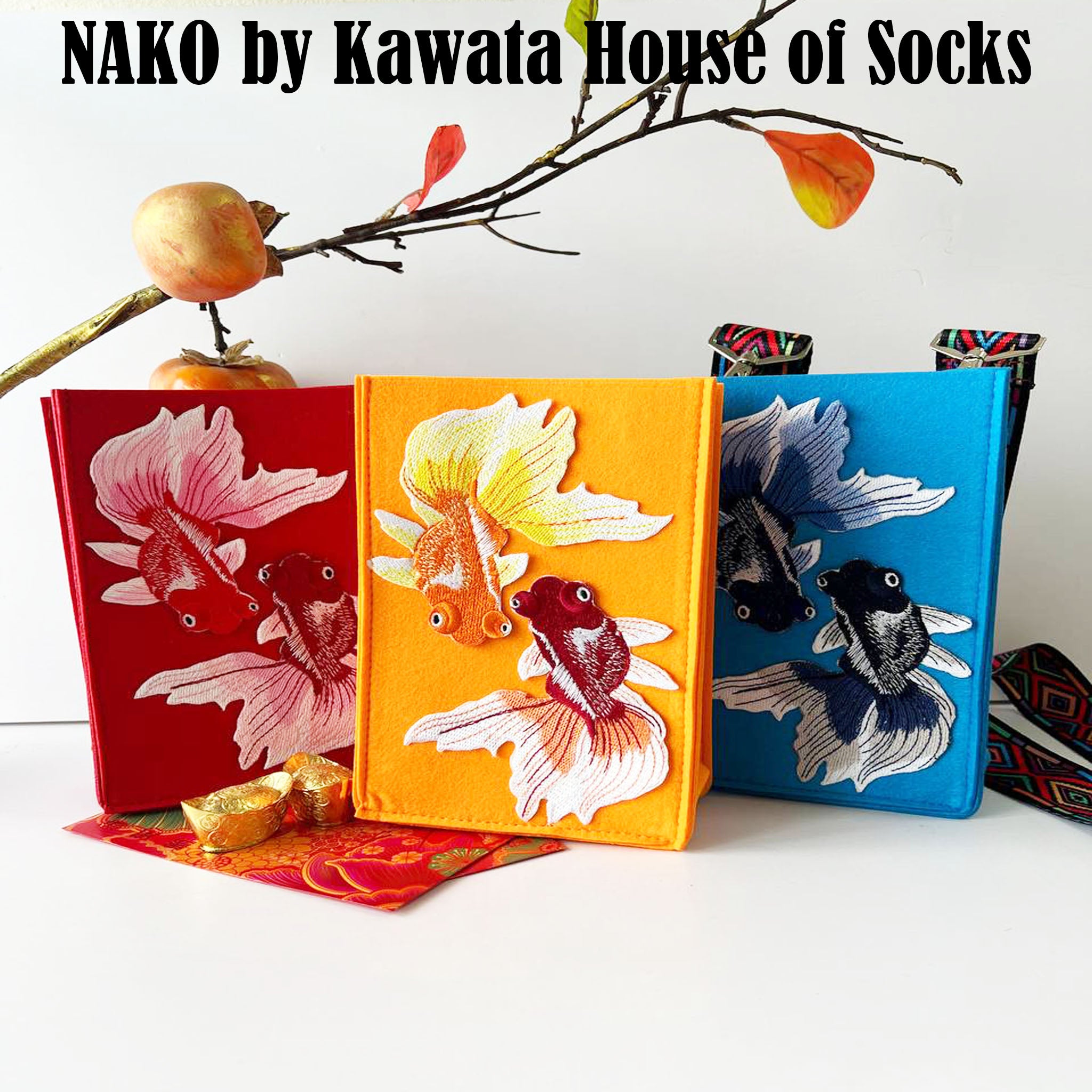Goldfish Sling Pouch – Kawata House of Socks