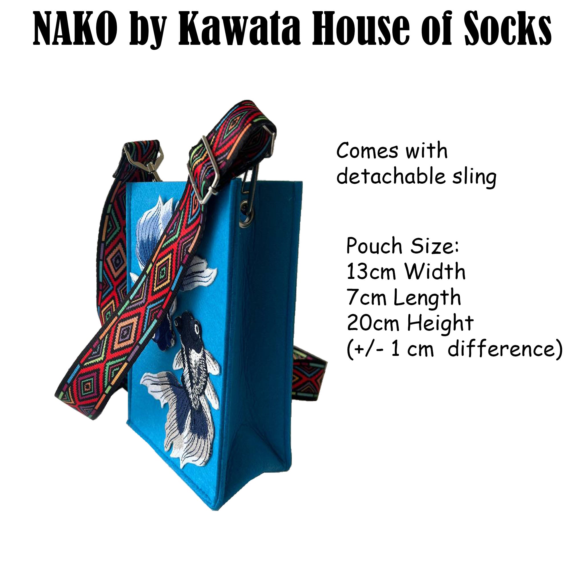 Goldfish Sling Pouch – Kawata House of Socks