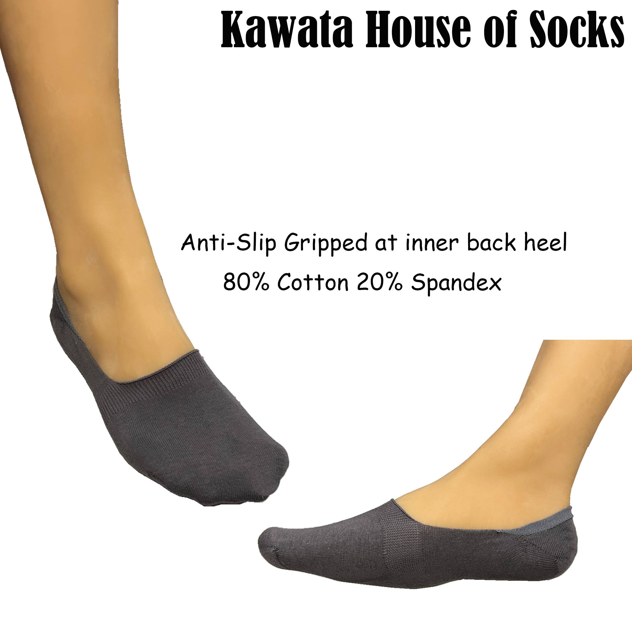 Cotton Foot Cover / Loafer Socks – Kawata House of Socks