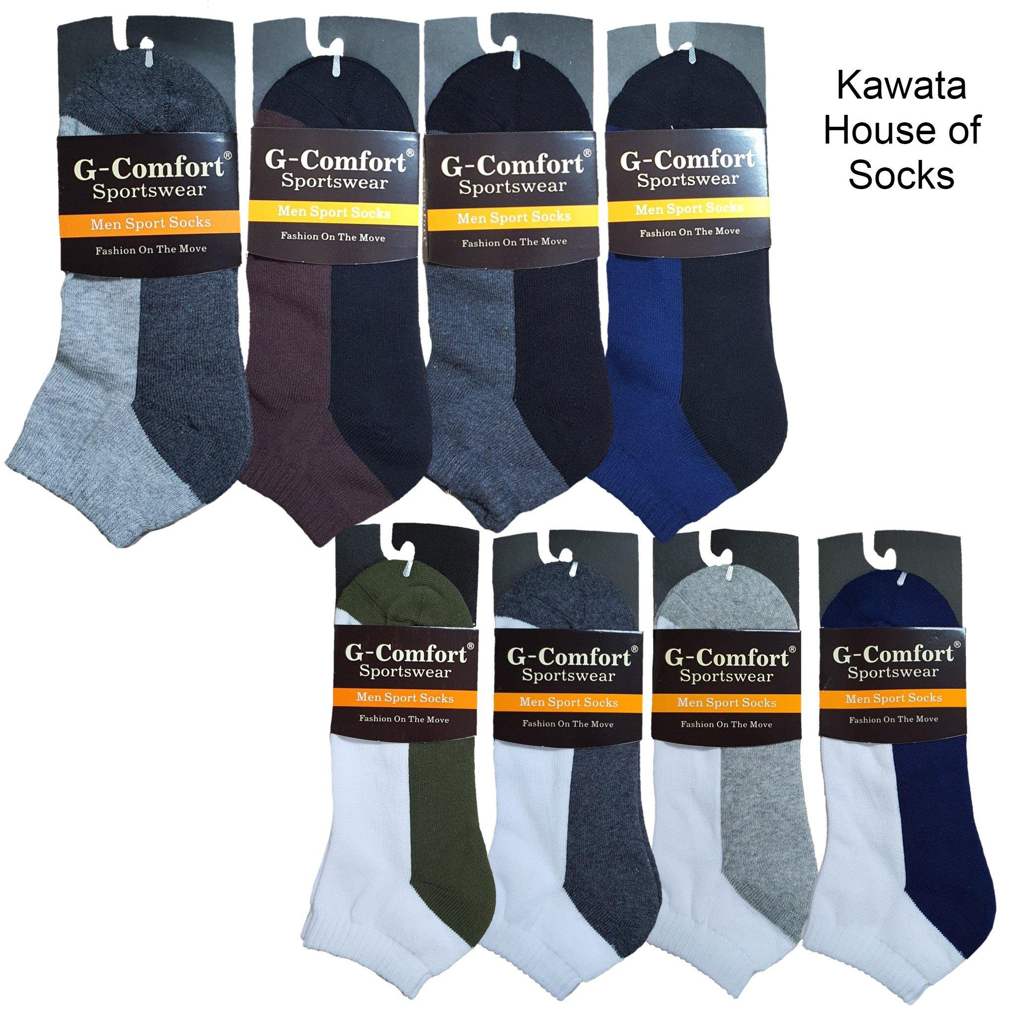 Padded Two Tone Socks | Half Cushioned Base – Kawata House of Socks